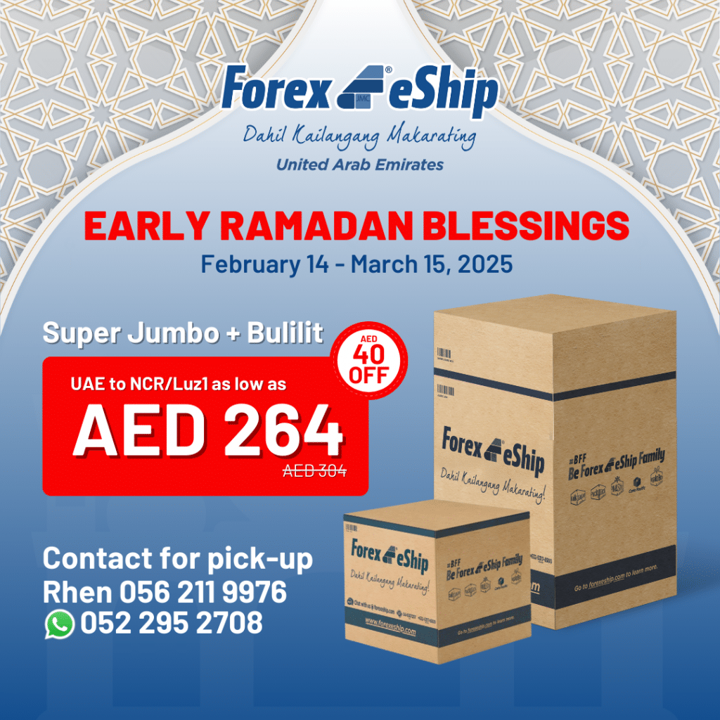 Forex eShip Cargo LLC | Ship from UAE to the Philippines